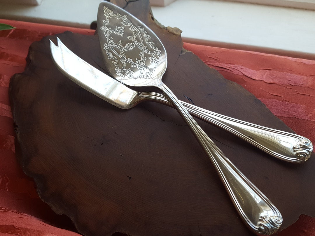 HOLIDAY SALE! Vintage Cheese Knife Serving Set: Gorham Heritage ...