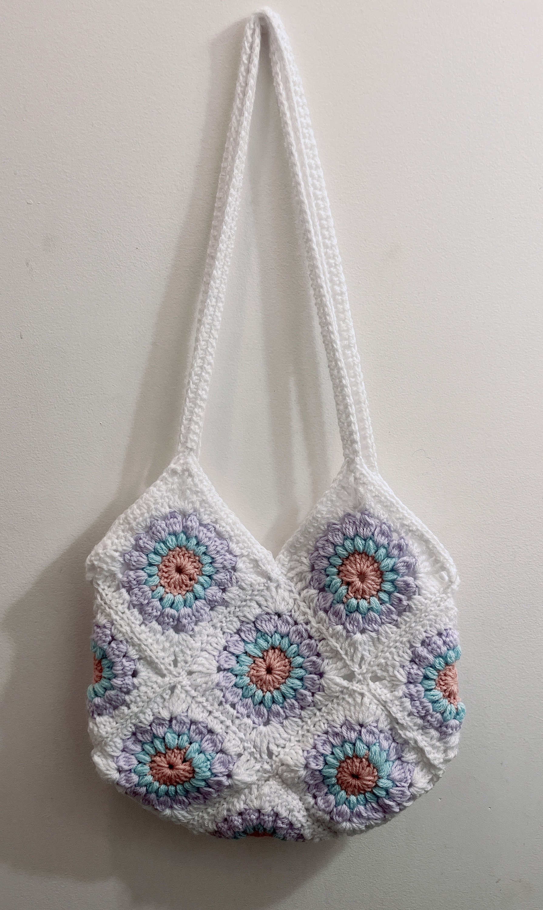 Sunburst Granny Square Bag - Etsy