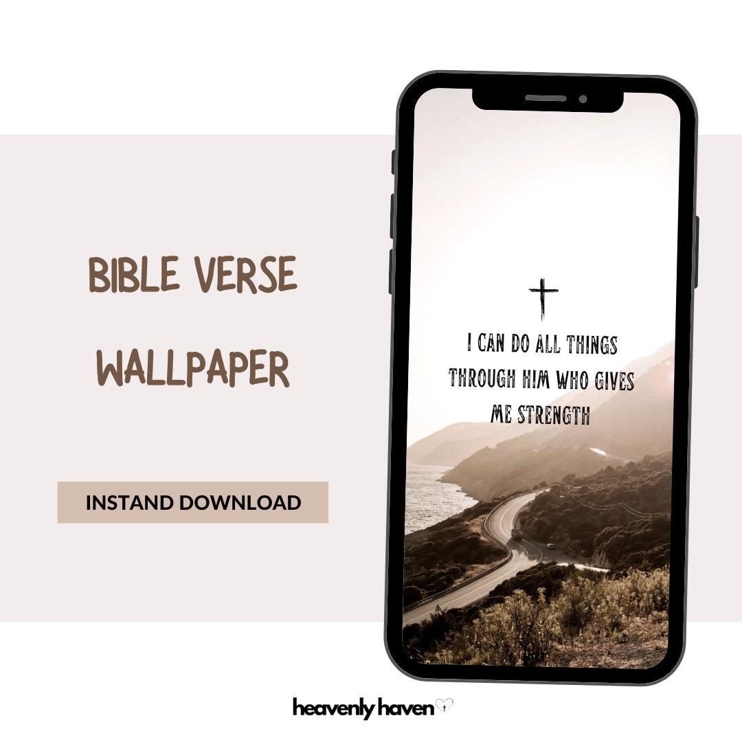 Bible Verse Wallpaper | Screensaver for Apple or Android | Faith ...