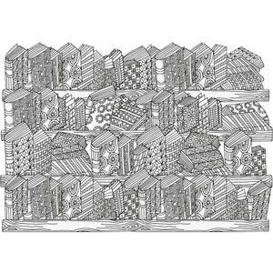 24 X 36 Large Coloring Poster Library - Etsy