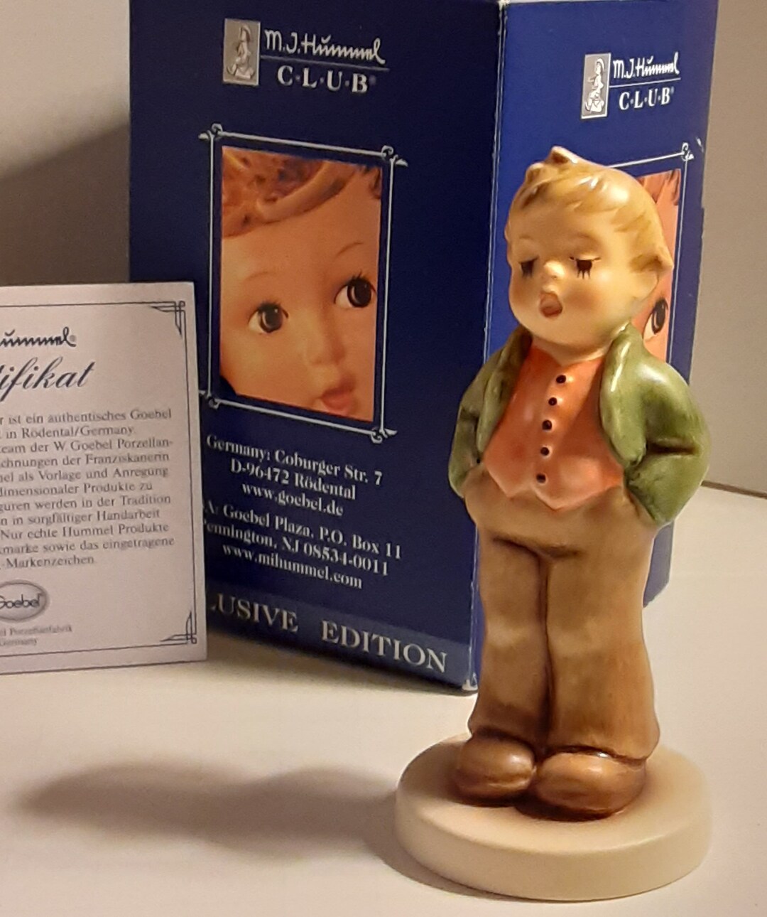 Hummel erster Tenor 848 Hummel Club, Membership Year 2005-2006, TMK-7 ...