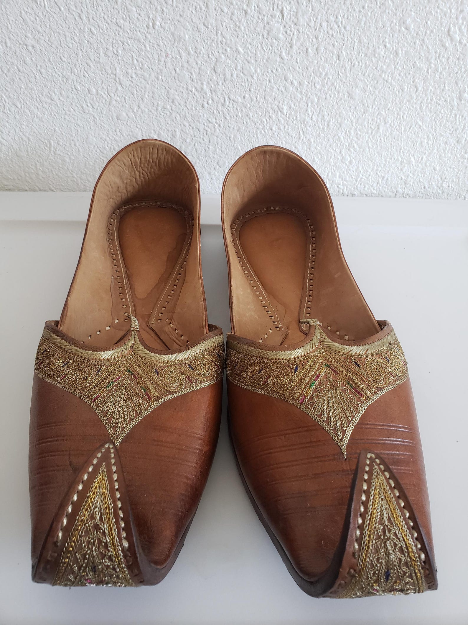 Mens Mojari Leather Jutti Shoes Indian Punjabi Slip on Loafers - Etsy