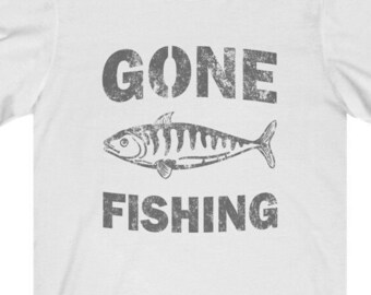 Gone Fishing T-shirt - Etsy