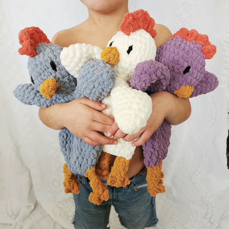 Stuffed Chicken Toy - Etsy