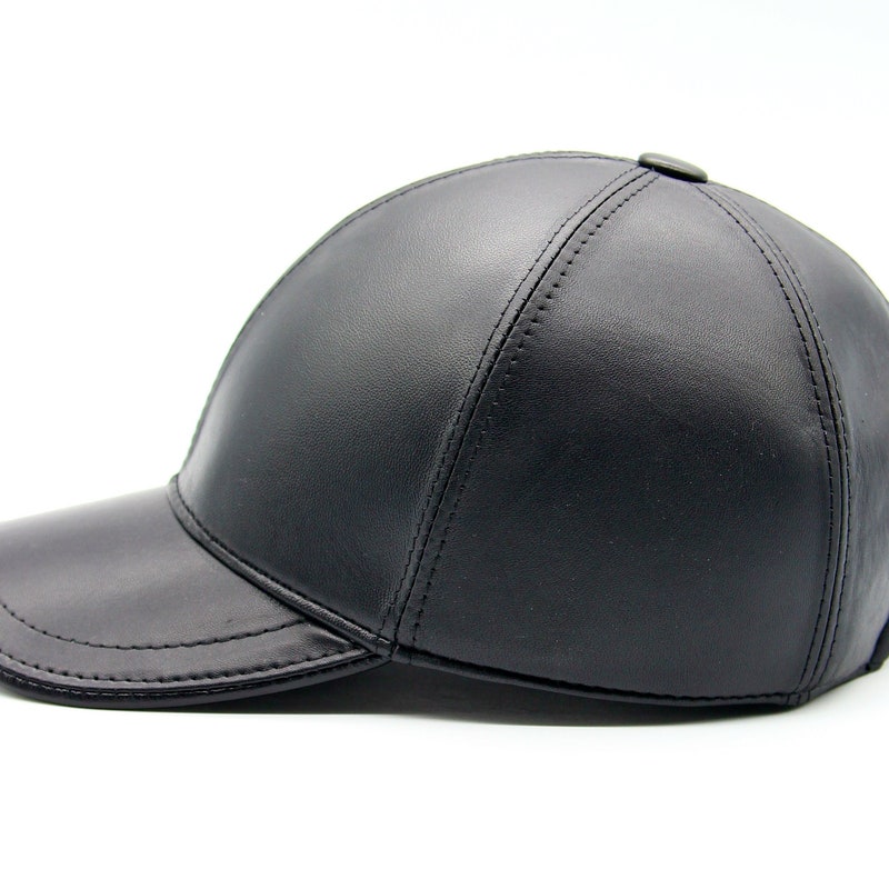 Leather Baseball Cap - Etsy