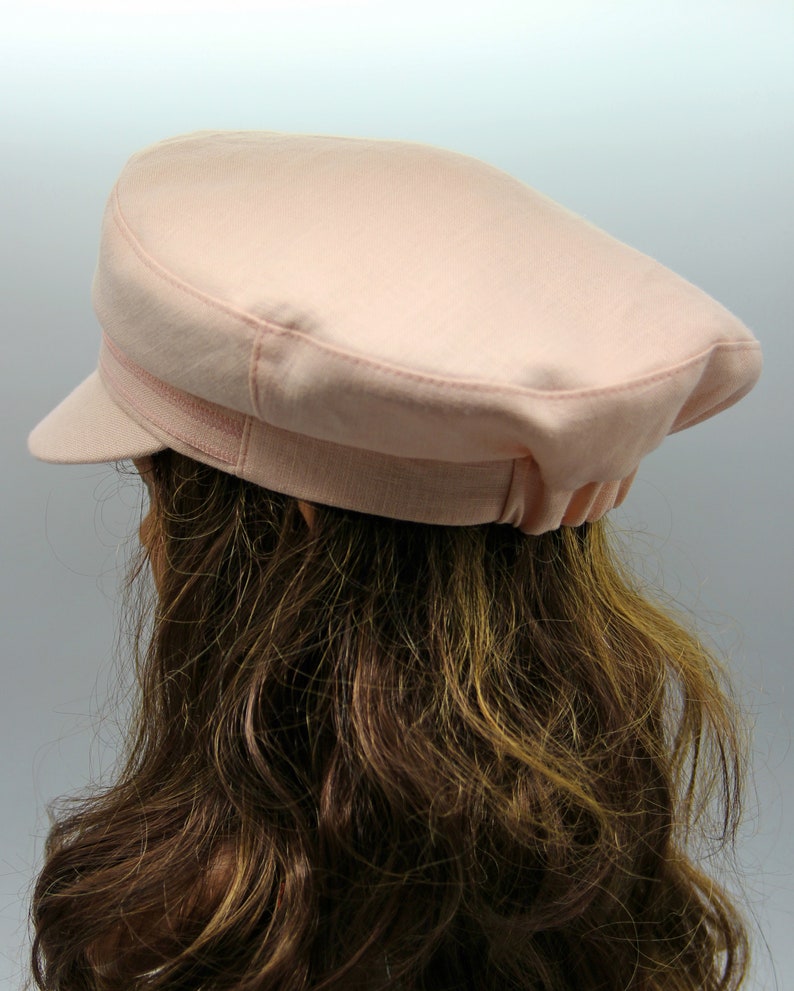 Linen Women's Breton Cap Summer Newsboy Cotton Hat Baker - Etsy