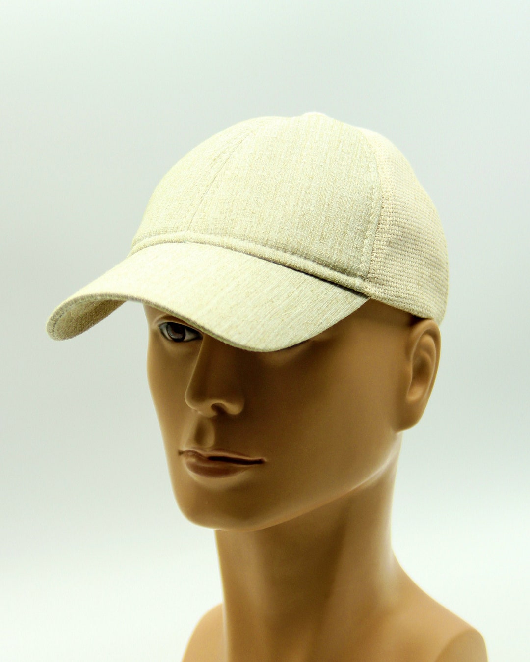 Men's Linen Baseball Summer Cap - Etsy