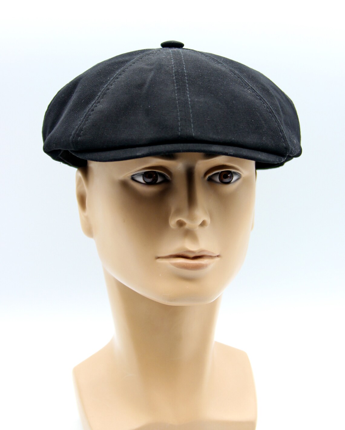 Summer News Boy Cap Mens Black. - Etsy