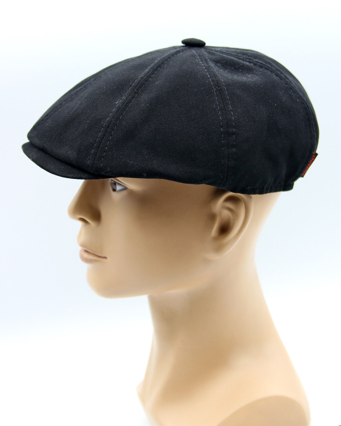 Summer News Boy Cap Mens Black. - Etsy