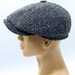Men's Wool Tweed Newsboy Cap Grey. - Etsy