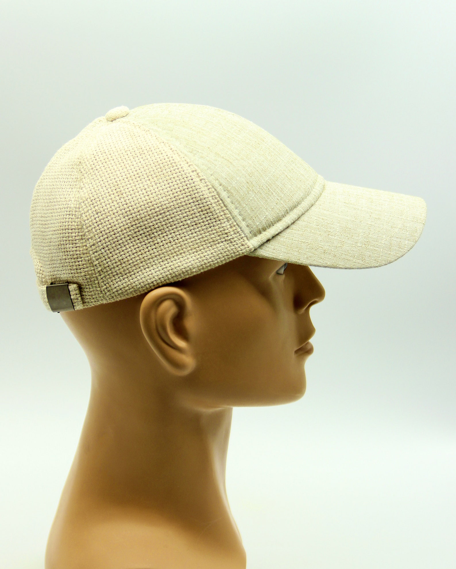Men's Linen Baseball Summer Cap - Etsy