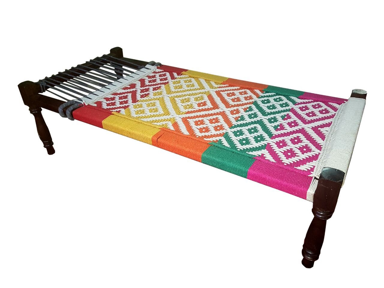 Charpai Solid Wood Rajasthani Charpai Bench Khat/ Manji - Etsy