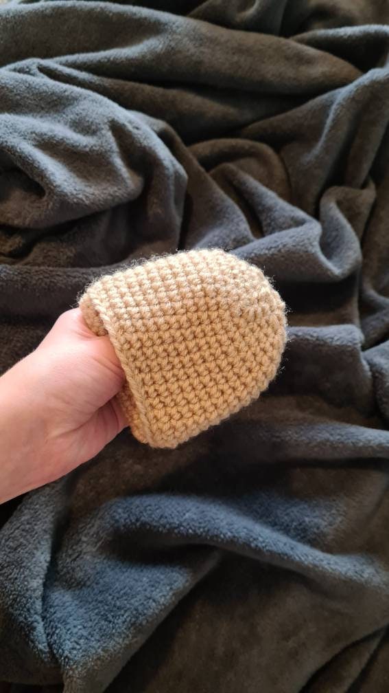 Oven Mitt Crochet Housewarming Gift Farmhouse Rustic Crochet Half Mitt ...