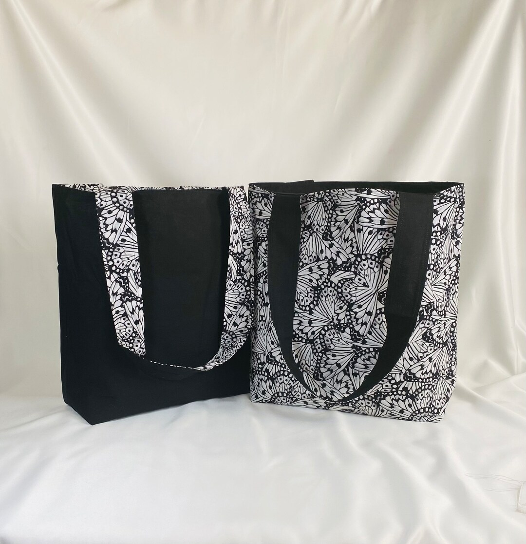 Missy Tote Bag, Reversible Tote Bag, Handmade, Reusable Tote, Gift Idea ...