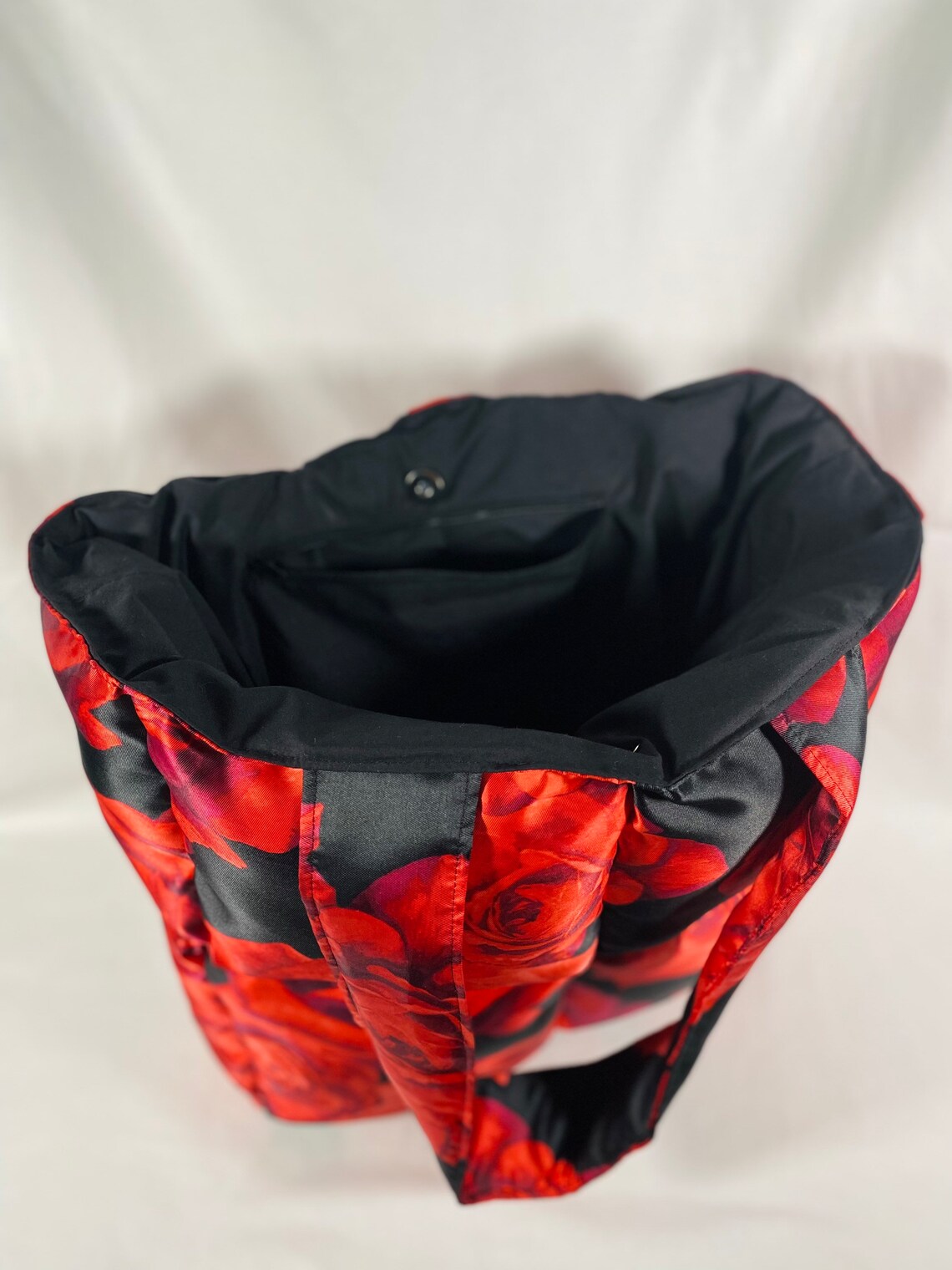 Rvse Puff Tote Puffer Tote Tote Bag With Pocket Satin Tote - Etsy