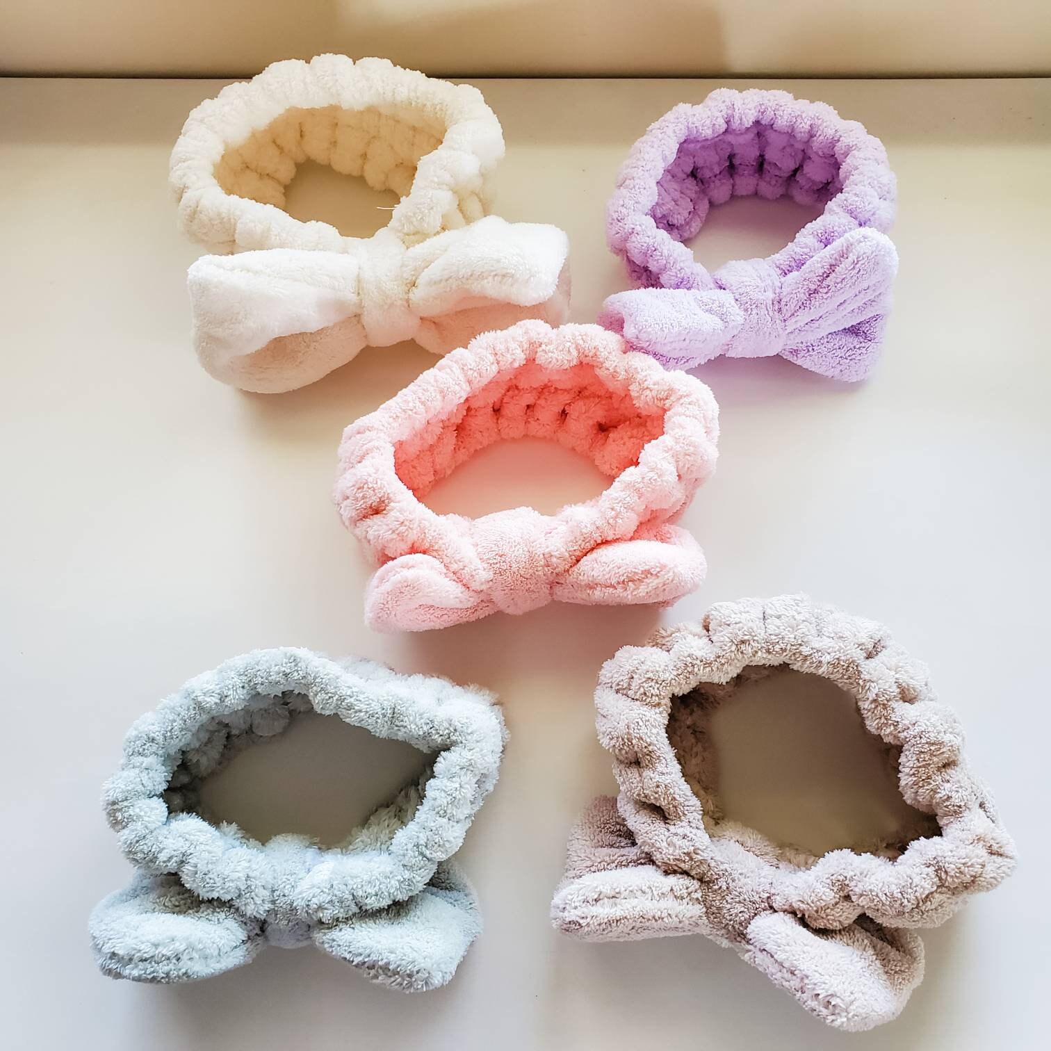Bow Face Wash Head Band - Etsy