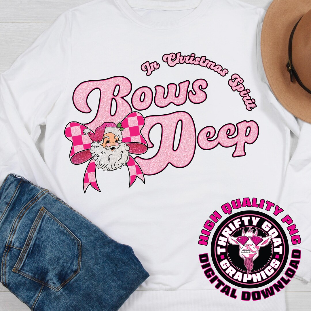 Christmas Bows Deep PNG: Trendy Checkered Bow (digital Download) - Etsy