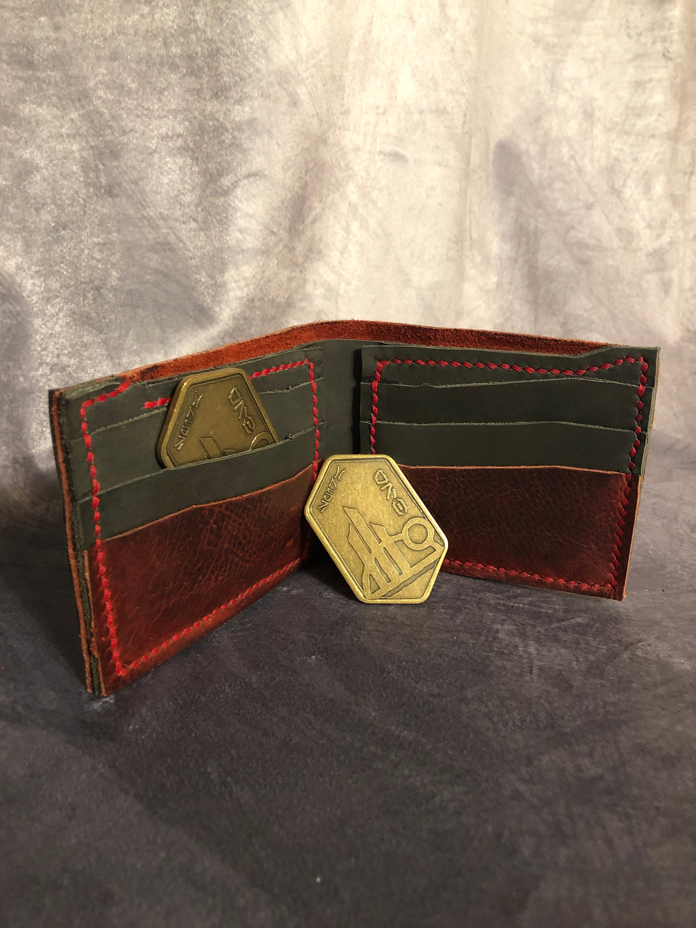 Mass Effect Inspired Pathfinder Handmade Leather Wallet - Etsy