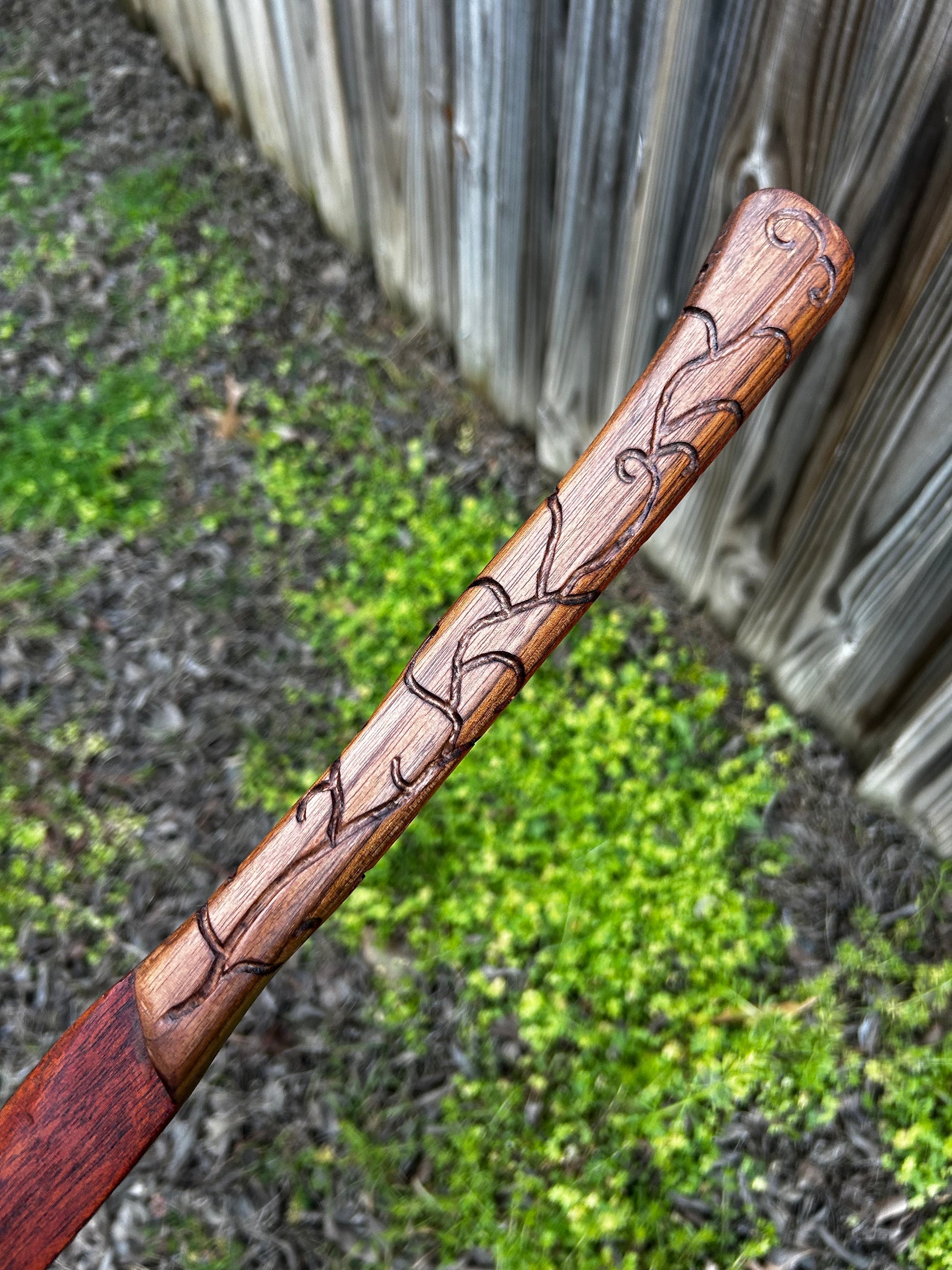 Druid Wooden Sword - Etsy