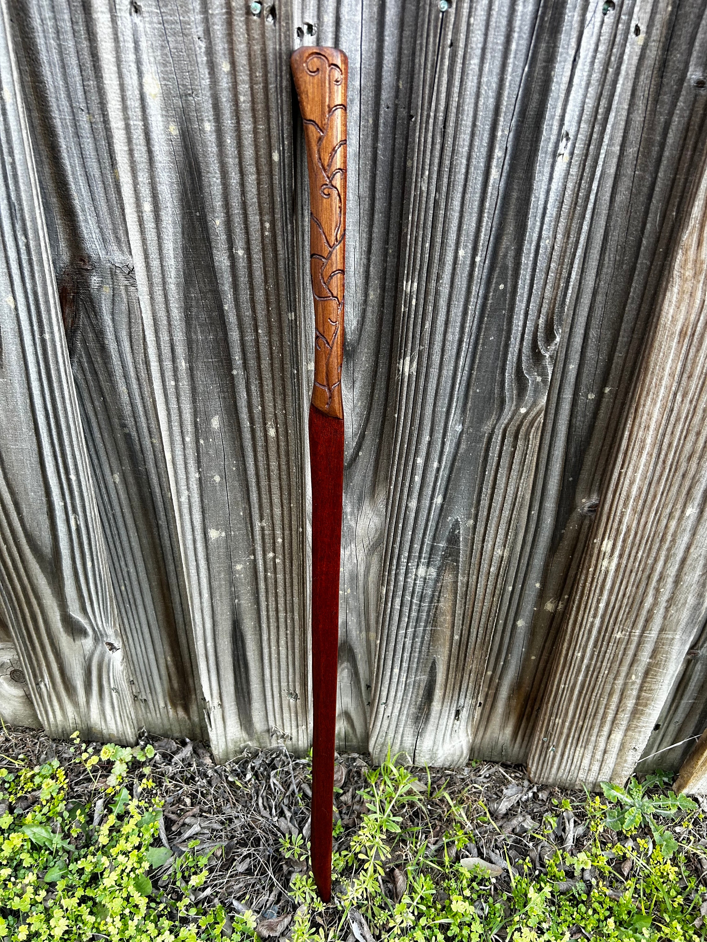 Druid Wooden Sword - Etsy