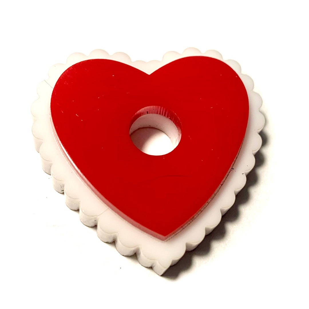 Lace Heart 45 RPM Record Adapter, Record Player Adapter, Turntable ...