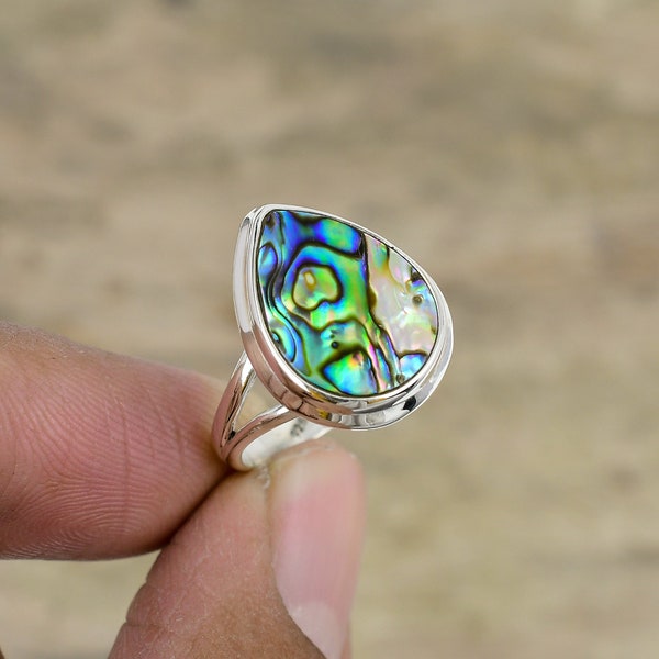 Abalone Ring - Etsy
