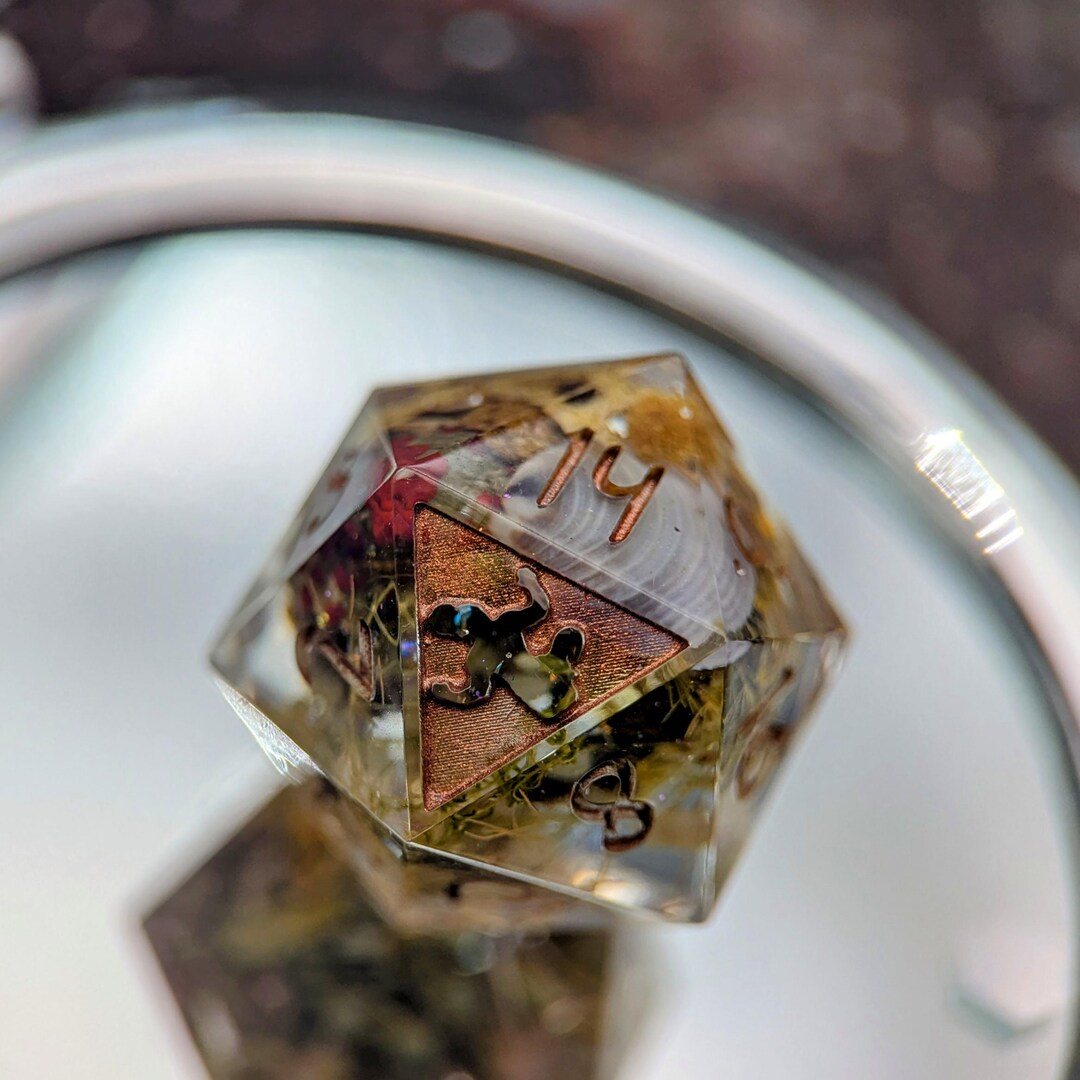 Moss-filled Modrons - D20 20 Sided Dice, RPG D&D, Dungeons and Dragons ...