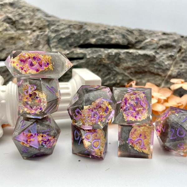 Set of 7 Piece Dice - Etsy
