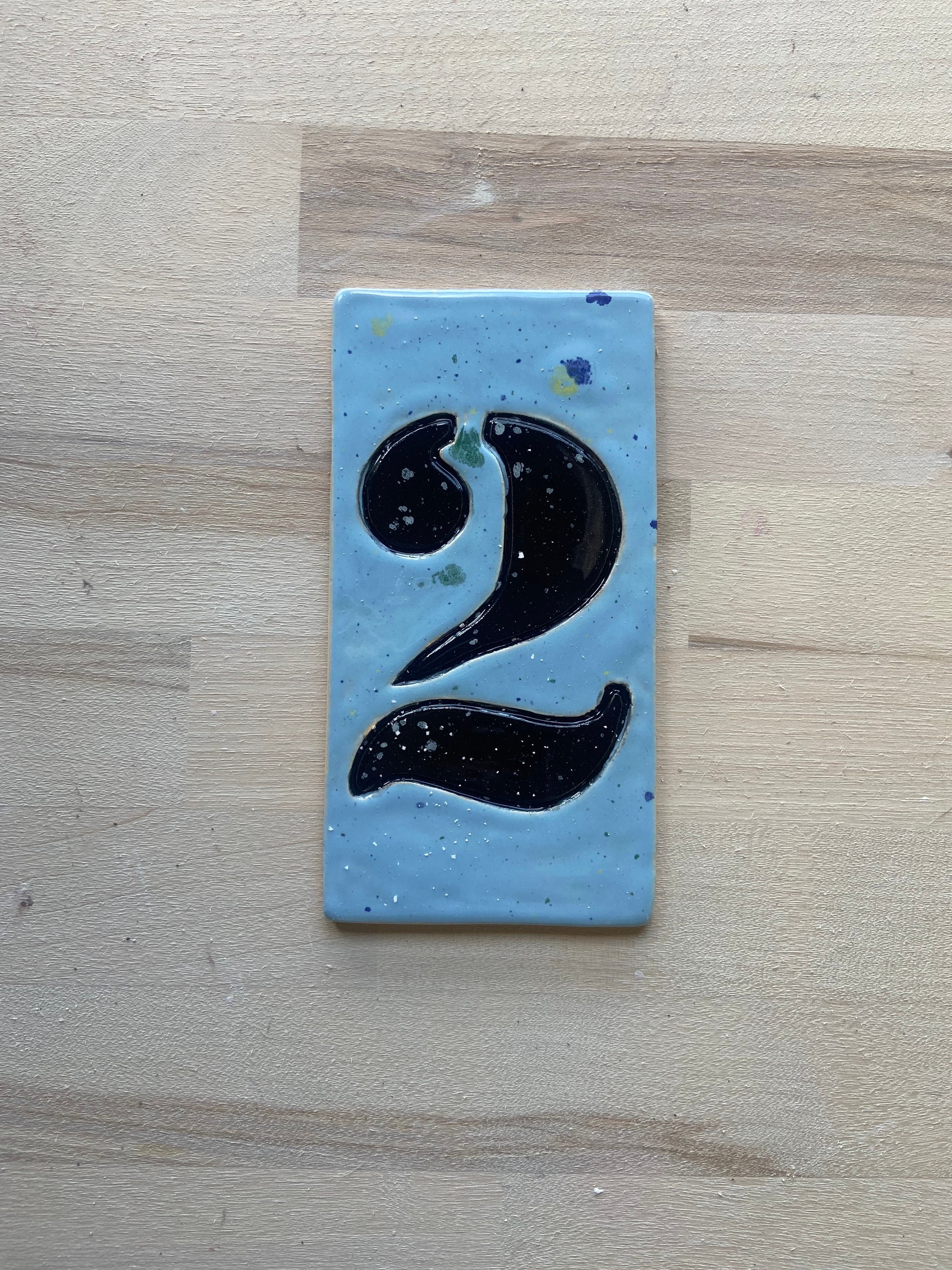 Ceramic Number, Ceramic Custom Made Number, Ceramic Sign , House Sign ...