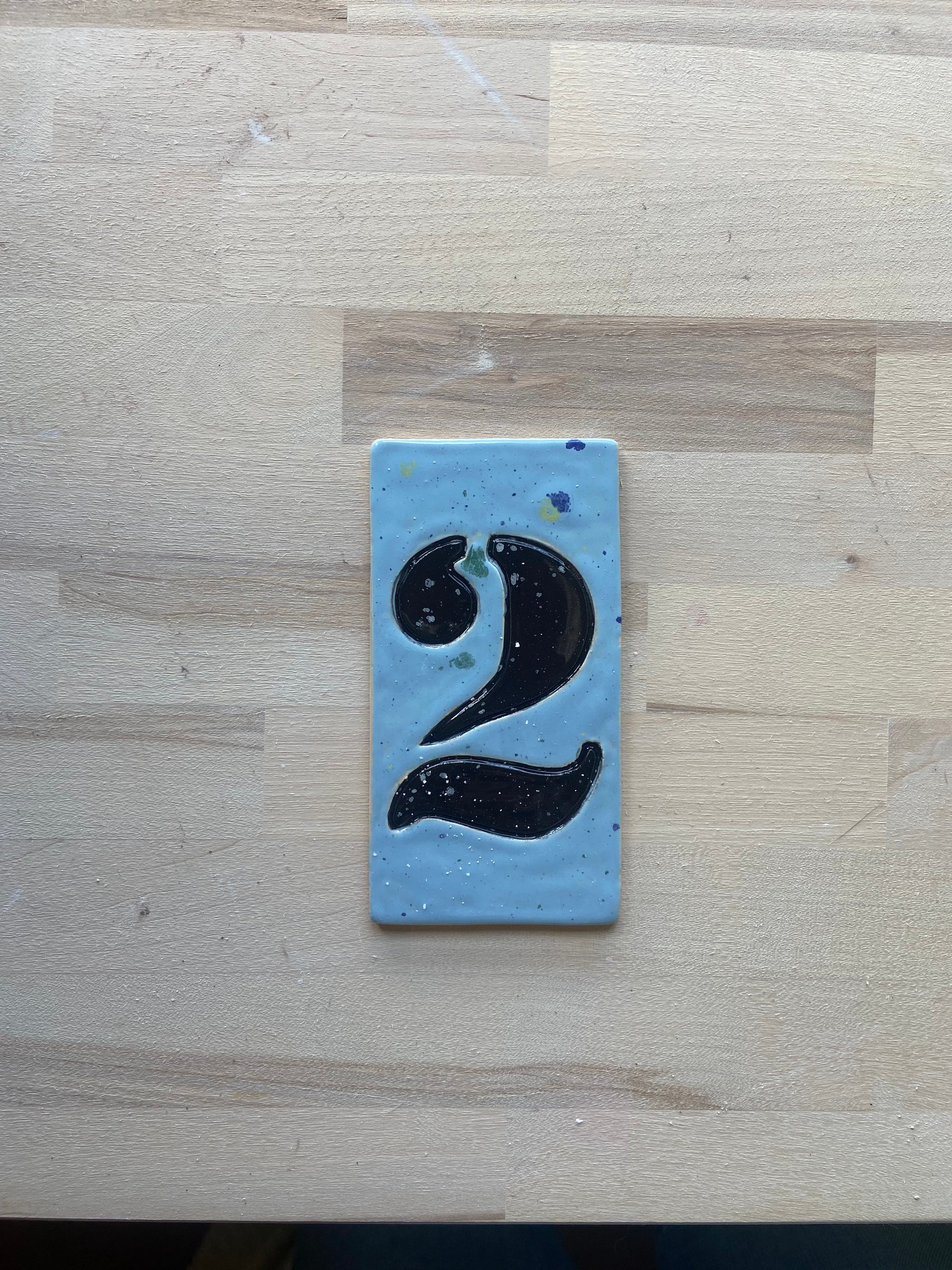 Ceramic Number, Ceramic Custom Made Number, Ceramic Sign , House Sign ...