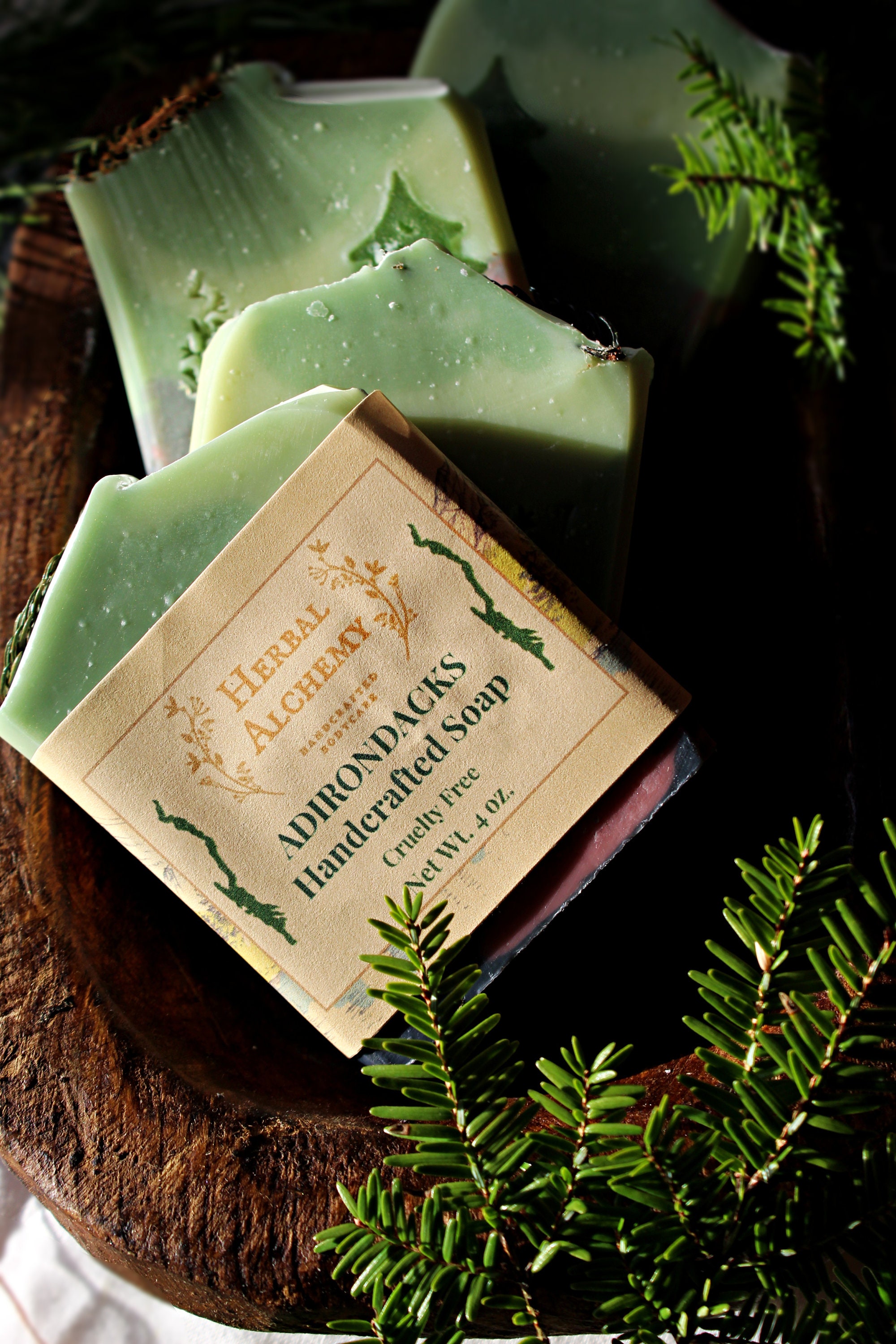 Adirondacks Handmade Soap | Cold Process Soap | Fir Needle | Balsam and ...