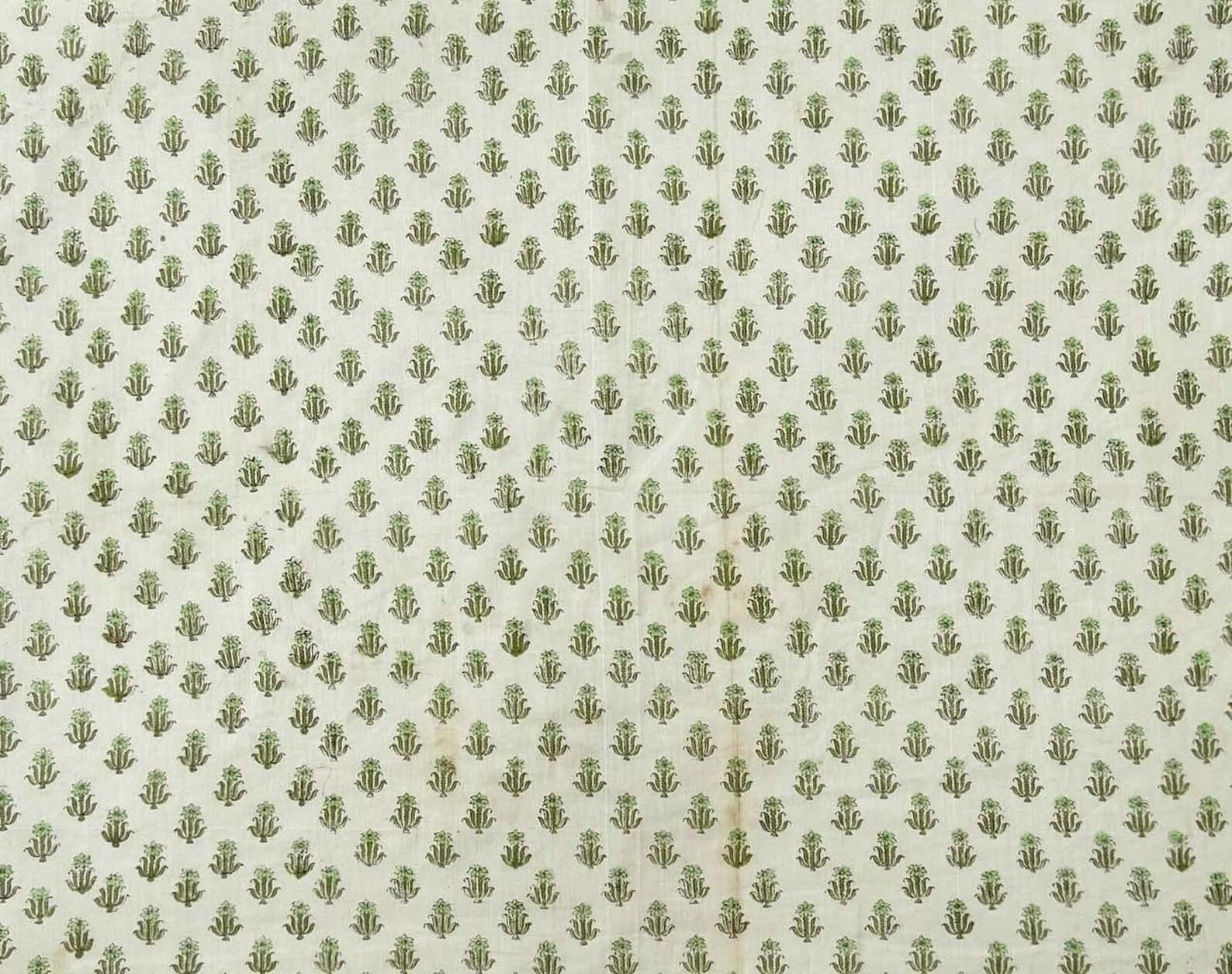 Green Floral Hand Block Print Indian Handmade 100 % Cotton - Etsy