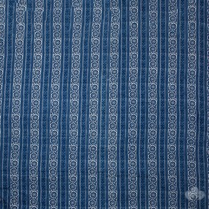 Indigo Blue Hand Block Print Summer Dress Home Decor Indian 100 % Pure ...
