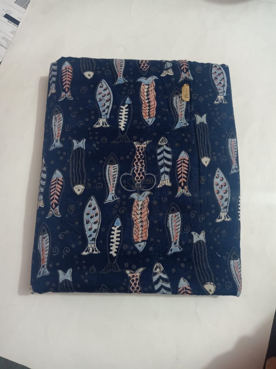 Fish Print Cotton Fabric by the yard Hand Block printed | Etsy