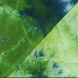 Green Tie Dye Fabric Indian Cotton Sewing Fabric Womens Dress Fabric ...