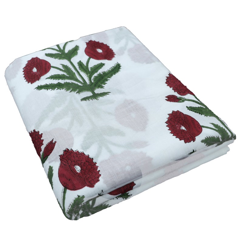 Mughal Buta Block Print Fabric Indian Hand Block Print - Etsy