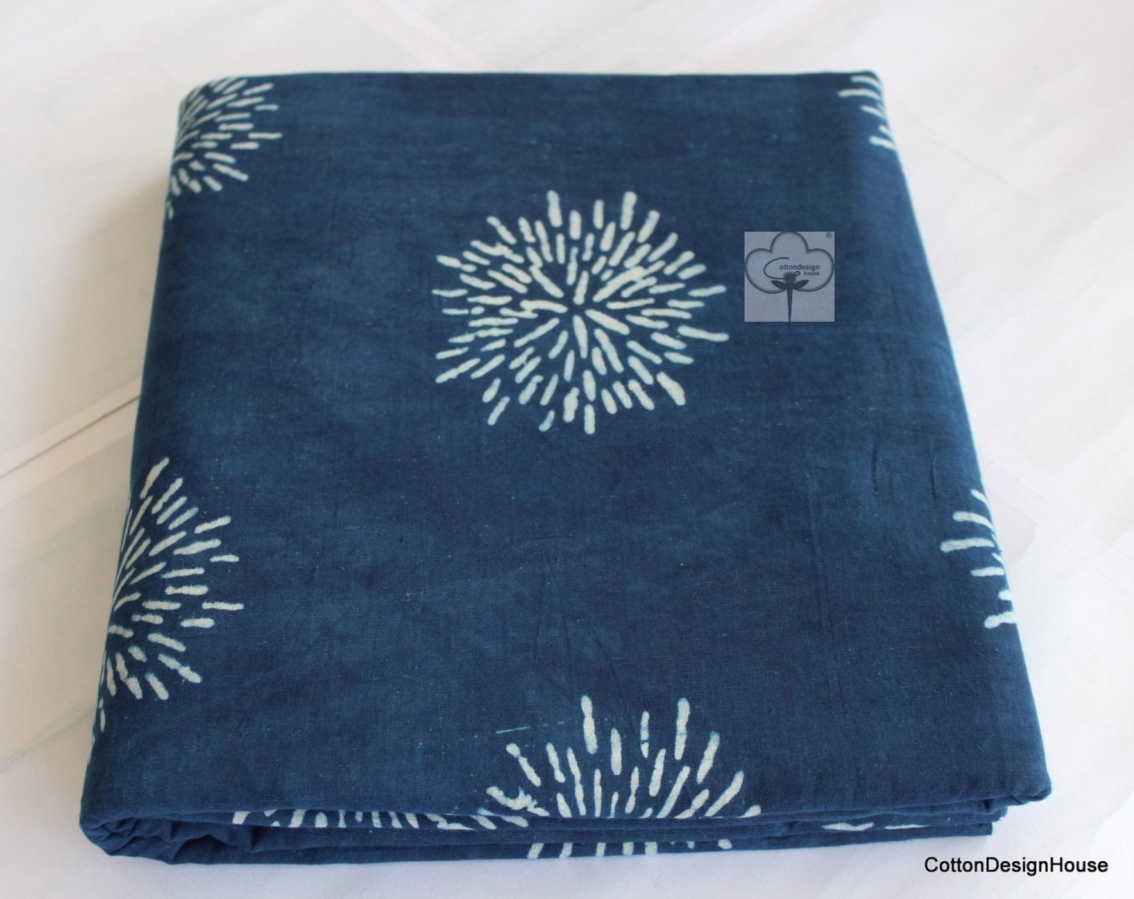 Blue Multi Indigo Hand Block Print Indian Handmade 100% Cotton - Etsy