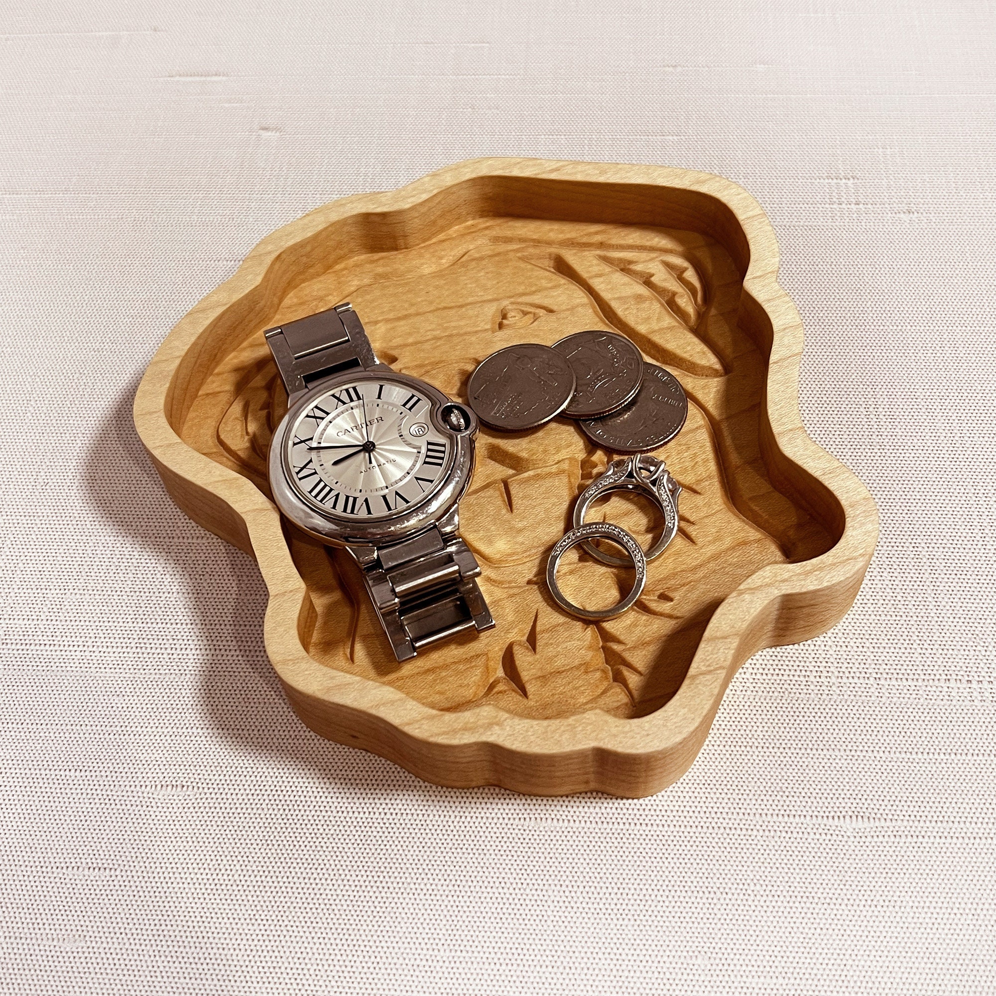 Labrador Wood Tray Dog Face Food-safe Catchall Tray EDC - Etsy