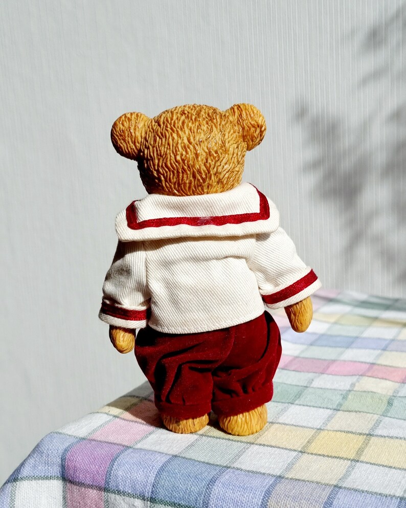 Vintage Russ Berrie & Co. Teddy Bear Plastic Figure From the - Etsy