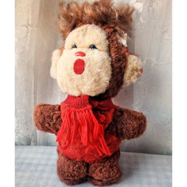 1950s Stuffed Monkey - Etsy