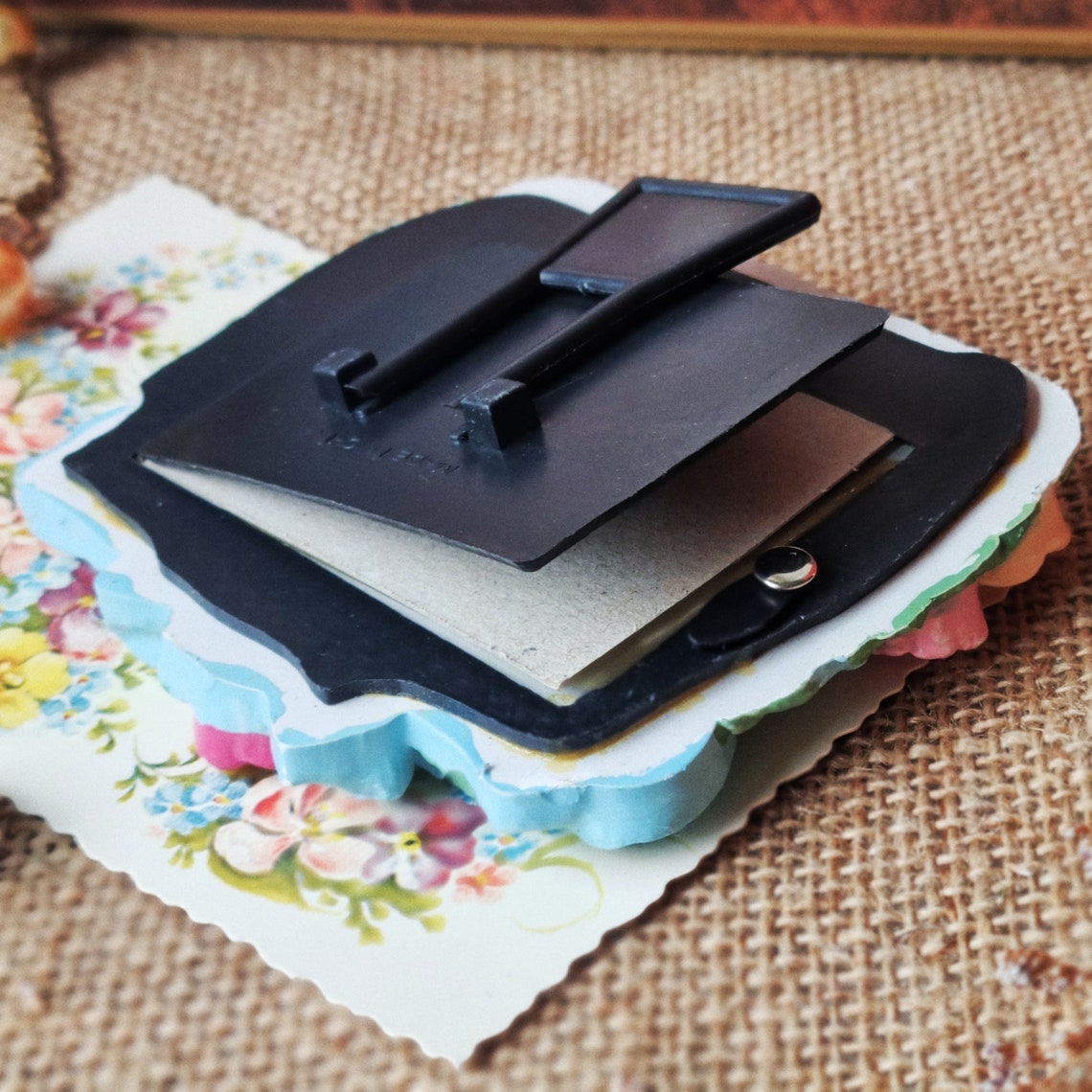 Vintage Rustic Romantic Picture Frame Kitsch Retro Shabby Chic Roses ...