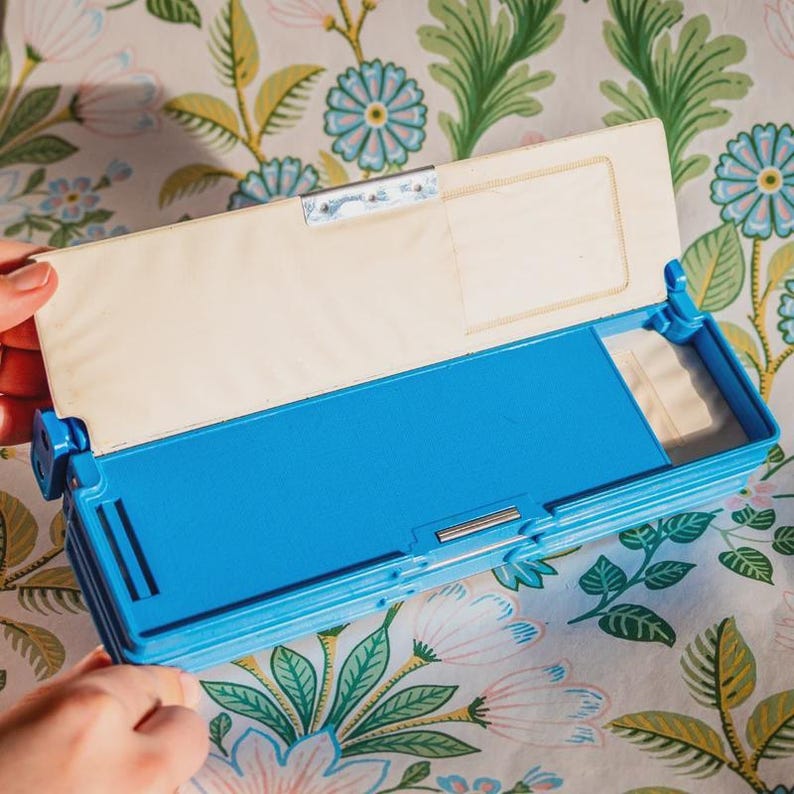 Vintage 80s 90s Flomo Universe Car Universal Fighter Pencil Case Retro ...
