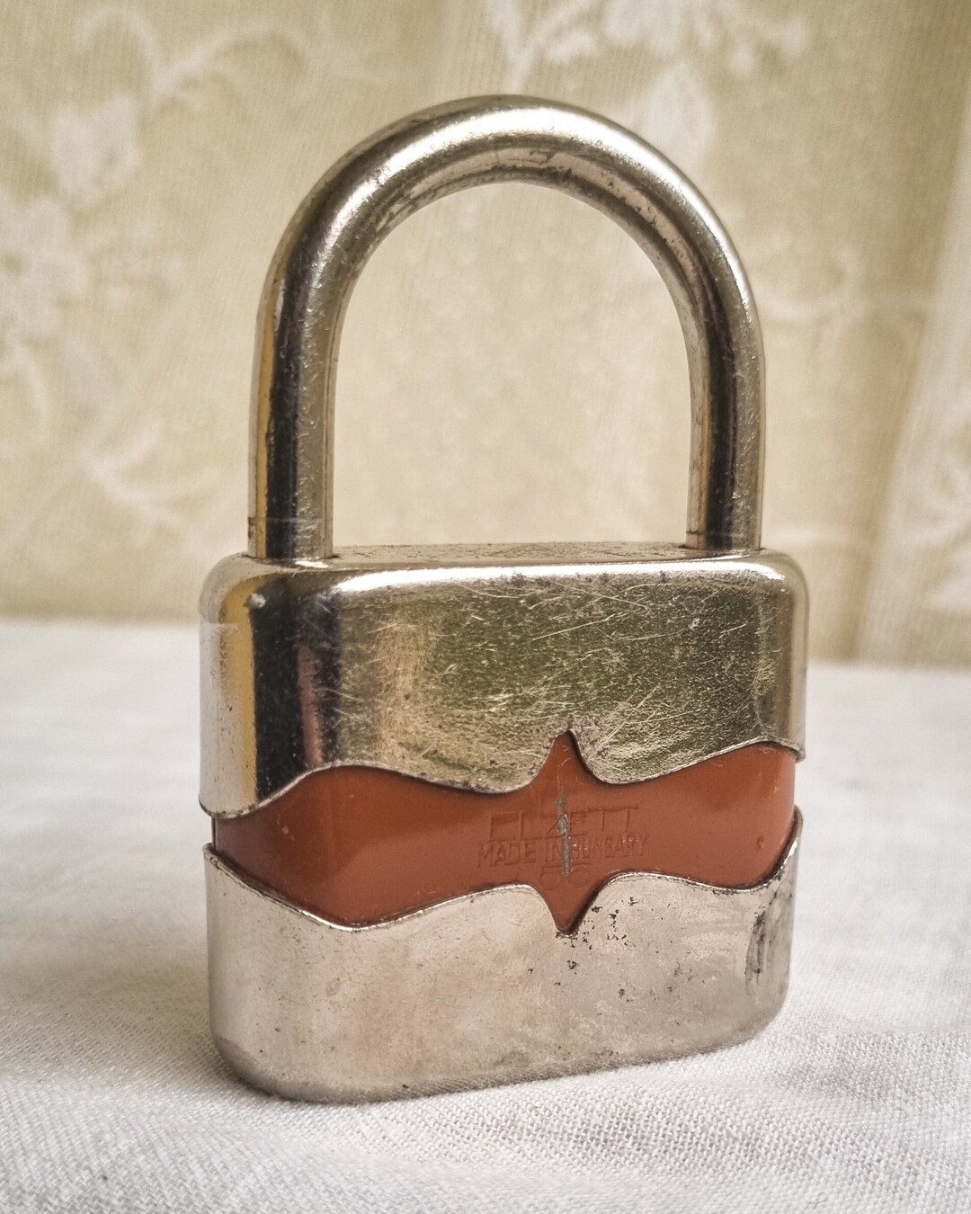 Vintage Elzett Padlocks 1970s | Retro 70s Seventies | Red Lock Silver ...