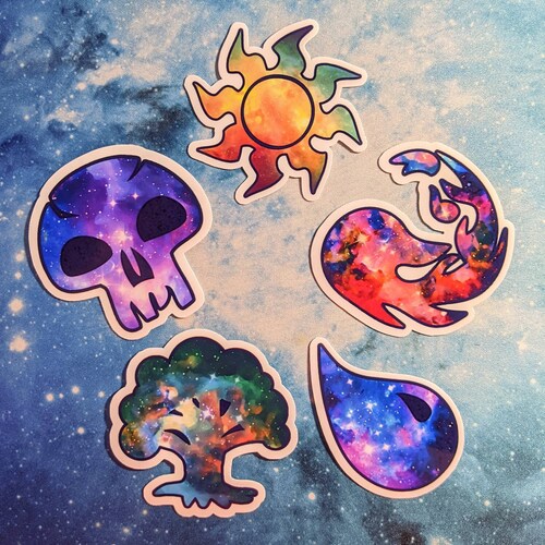 Mtg Magic The Gathering Mana Symbols Svg Digital Download Etsy