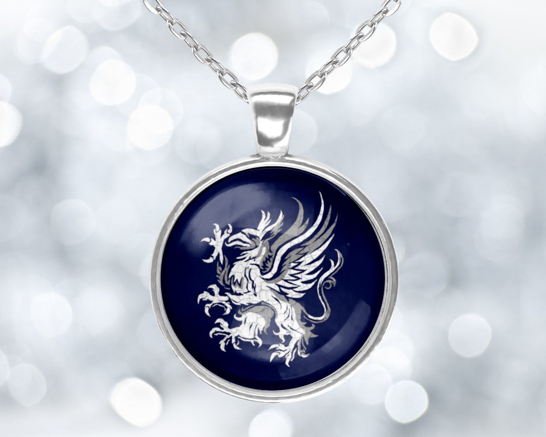 Warden Griffin Emblem Video Game Jewelry, Gaming Necklace, Keychain ...