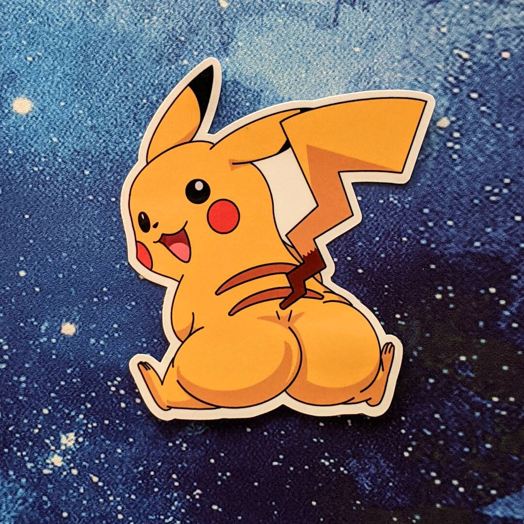 Thickachu Vinyl Sticker, Tcg Decal, Waterproof Die Cut Matte Sticker, Laptop Sticker, Gaming ...