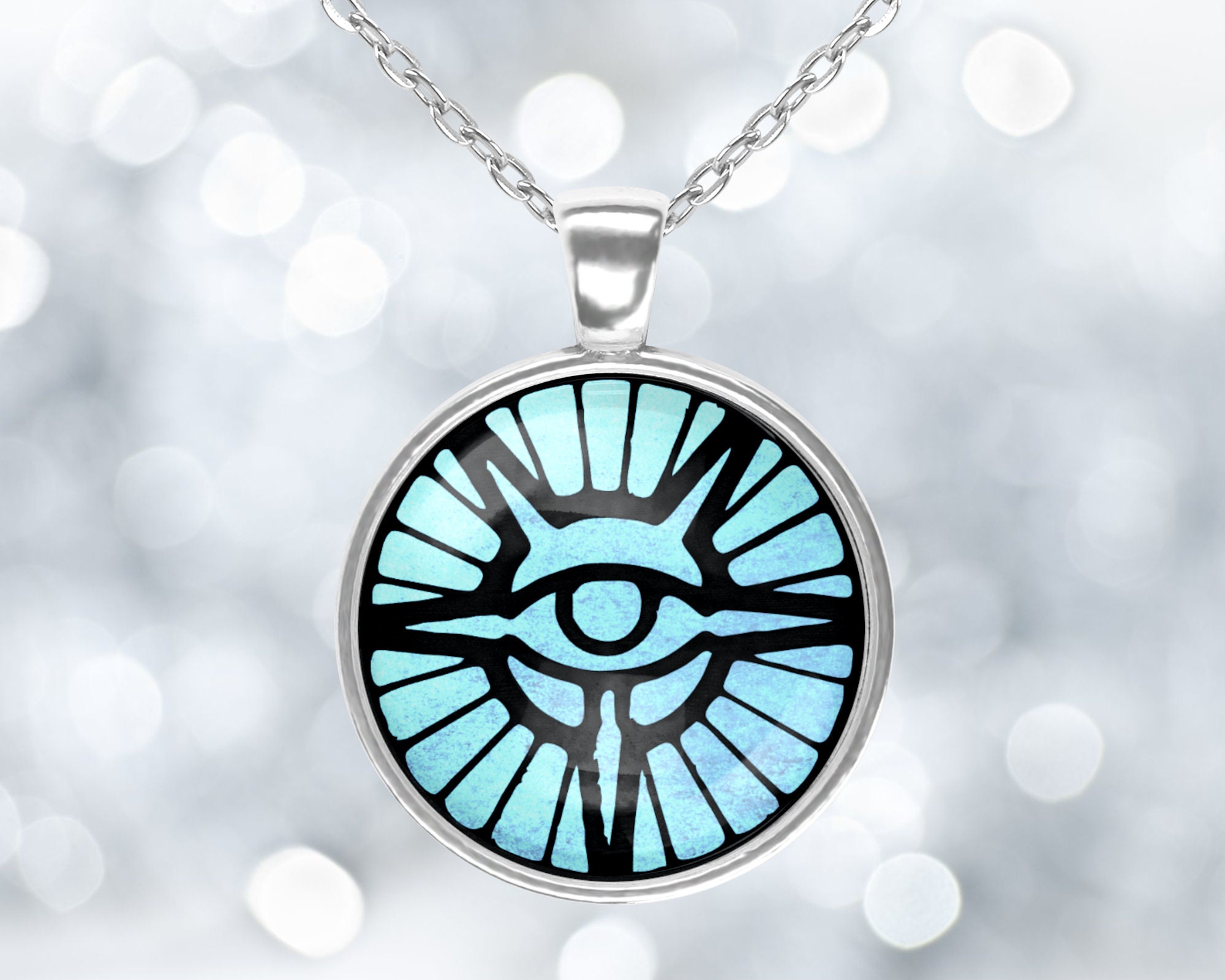 Gaming Necklace Mages Guild Necklace Handmade Nerdy Jewelry - Etsy