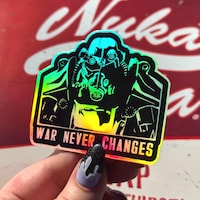 Fallout Karma Lost or Gained Handmade Holographic Vinyl Sticker - Etsy