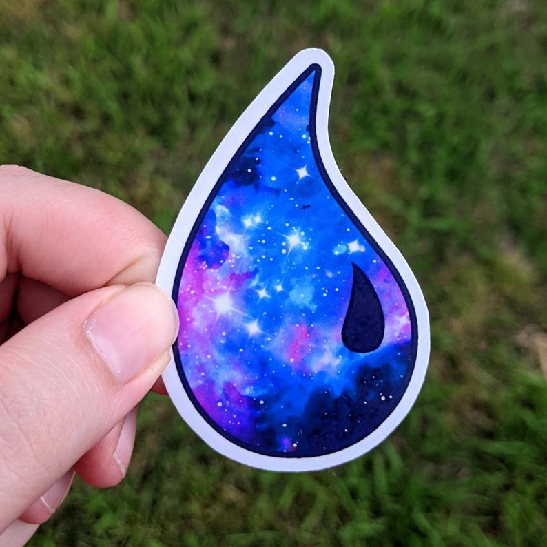 Magic The Gathering Mana Symbol Vinyl Stickers Mtg Decals Etsy