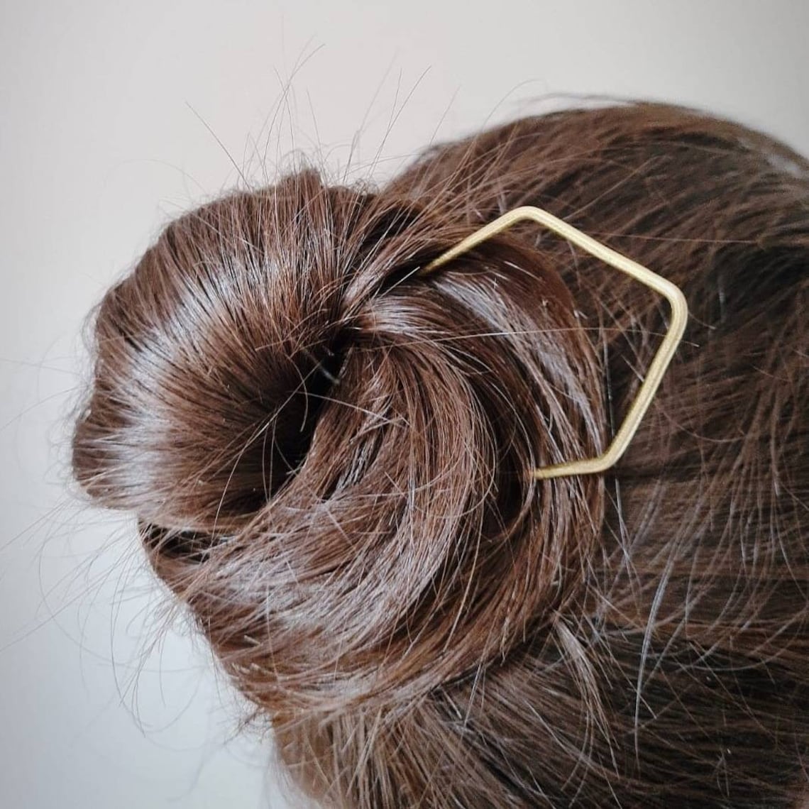Gold Hair Pin Brass Hair Fork Simple Hair Pin Hair Stick - Etsy